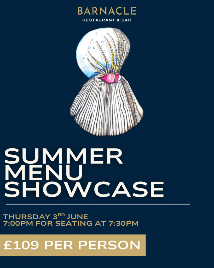 Summer Menu Launch 2026 - Barnacle Restaurant & Bar